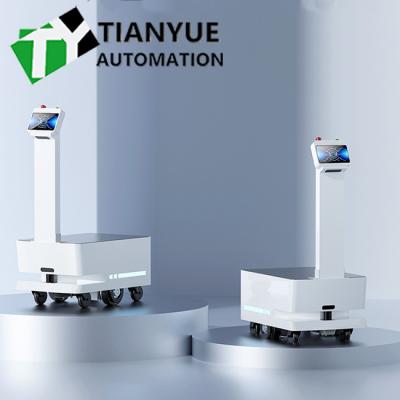 China AGV Automated Guided Vehicle with 8h Battery Life 1m/s Travel Speed and ±10mm Navigation Accuracy for sale
