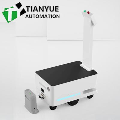 China AGV Automated Guided Vehicle with 8h Battery Life 1m/s Travel Speed and ±10mm Navigation Accuracy for sale