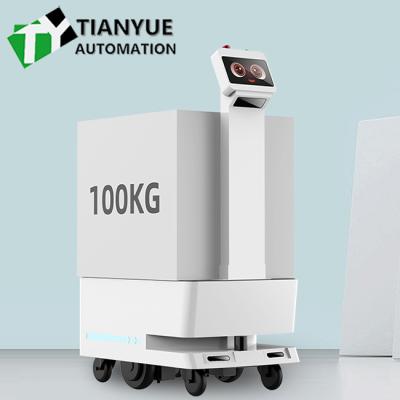 China AGV Automated Guided Vehicle with 8h Battery Life 1m/s Travel Speed and ±10mm Navigation Accuracy for sale