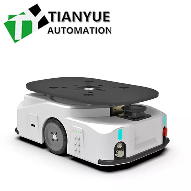 AGV Automated Guided Vehicle in industrial setting