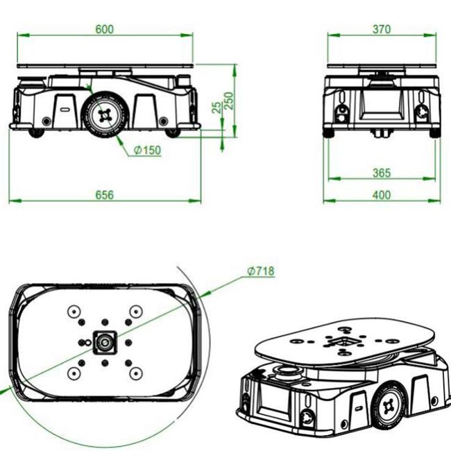 AGV Vehicle in warehouse operation