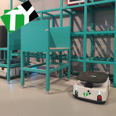 China Smart AGV Robot with Comprehensive Endurance 8h 100KG Lifting Load and 1.5 M/s Maximum Speed for Efficient Material Handling for sale
