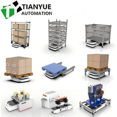 China Smart AGV Robot with Comprehensive Endurance 8h 100KG Lifting Load and 1.5 M/s Maximum Speed for Efficient Material Handling for sale