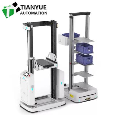 China AMR Autonomous Mobile Robot with Servo Motor for Warehouse Pallet Handling featuring Navigation Accuracy ±5mm and 8h Comprehensive Endurance for sale