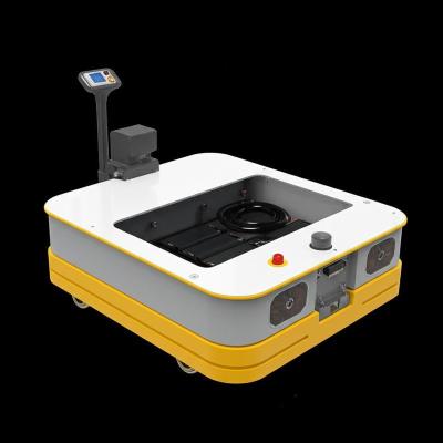 China Battery Powered AGV Automated Guided Vehicle with Easy Integration and Polyurethane Tyres for Efficient Warehouse Automation for sale