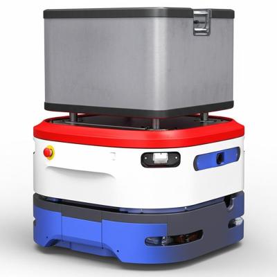 China AMR Autonomous Mobile Robot with LiDAR and SLAM Navigation for Transporting And Handling Material Boxes Featuring Emergency Stop And Collision Detection for sale