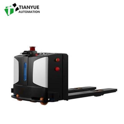 China Intelligent Unmanned Forklift with 6 Hours Continuous Operation and 2000KG Load Weight Featuring Laser SLAM Navigation for sale