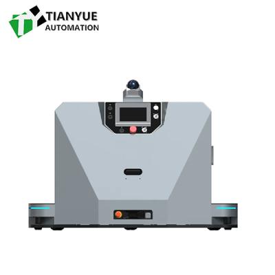China Intelligent Unmanned Forklift with 1000KG Load Capacity and Automatic Docking Charging Featuring Obstacle Detection Emergency Stop for sale