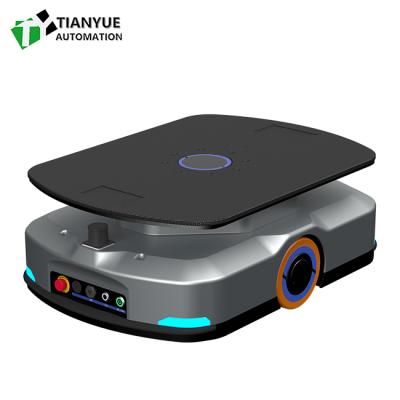China Electromagnetic Brake AGV Automated Guided Vehicle with Lithium Iron Phosphate Battery and ±5mm Movement Accuracy for Warehousing for sale