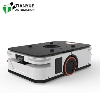China 1.5m/s Maximum Speed AGV Automated Guided Vehicle with 400kg Rated Load and Two-Wheel Differential Drive for sale