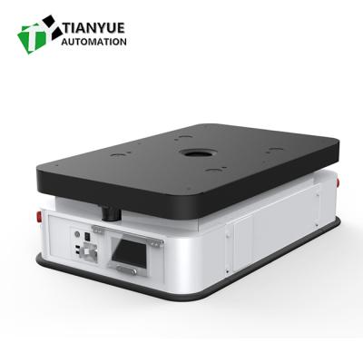 China AGV Automated Guided Vehicle with 400 Kg Load Capacity 942Mm Rotational Diameter and Two-Wheel Differential Drive for Warehouse Automation for sale