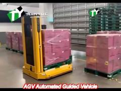 mecanum wheel agv automated guided vehicle high precision walking picking