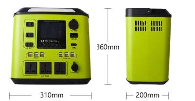 Cina 1500W generatore a energia solare portatile verde di stoccaggio della centrale elettrica 500WH 800WH 2000WH in vendita