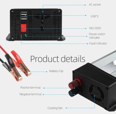 Cina Invertitore 12v di corrente alternata di CC 1.5KW ad alta efficienza modificata solare dell'invertitore della sinusoide 230V in vendita