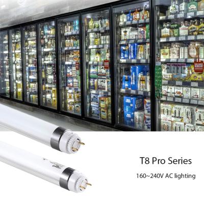 China PC Material Commercial LED Cooler Refrigeration freezer display lighting T8 led tube light lamp for sale