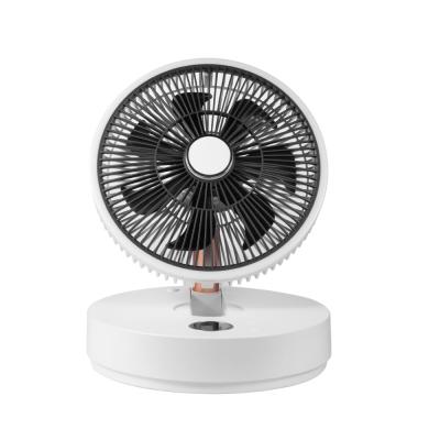 Cina Ventilatore ricaricabile pieghevole da tavolo Batteria da 10000 mAh Altezza regolabile Quattro velocità in vendita