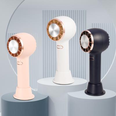 中国 デスクトップミニポータブル充電式ファン2200Mahバッテリーハンドヘルド冷却ファン 販売のため