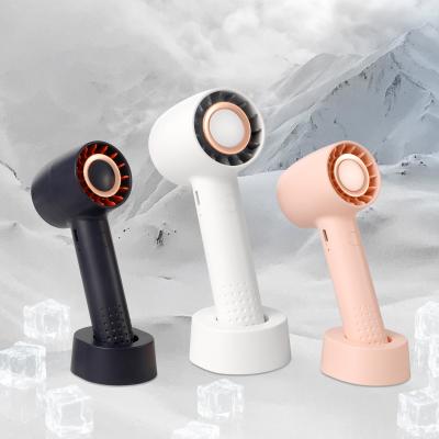 Cina Fan ricaricabile bianco del generatore eolico 2000mAh Mini Portable USB del ventilatore da tavolo alto in vendita
