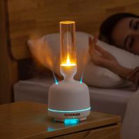 China Two Spray Port Essential Oil Diffuser Changeable LED Light Aromatherapy Scent Diffuser Machine Candle Mini Humidifier for sale