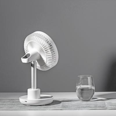 China Usb Battery Rechargeable Table Fan 6 Inch Oscillation Portable Electric Cooling Fan for sale