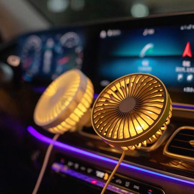 Cina la CC a 4 pollici della pala del fan 4 di raffreddamento a aria ha alimentato il fan rotabile dell'automobile della clip del veicolo delle 3 velocità in vendita