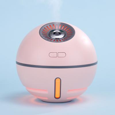 中国 2000 Mahの携帯用再充電可能な加湿器300ml白く小さいUSBの小型超音波 販売のため