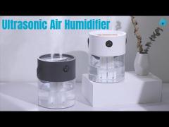 2000ml USB / Wireless Ultrasonic Air Humidifier 4000mAh Rechargeable Portable