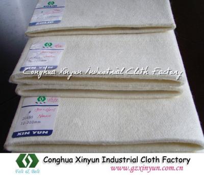 China Pleating Felt,Nomex Felt,Textile Industrial Felt for sale