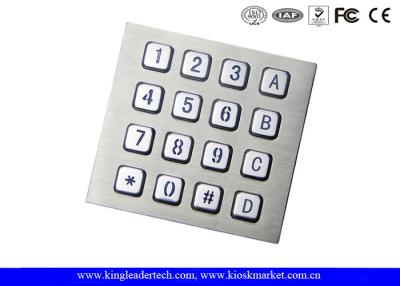 Cina Tastiera industriale di Access della porta della tastiera di uso a macchina con una disposizione Costomizable di 16 chiavi in vendita
