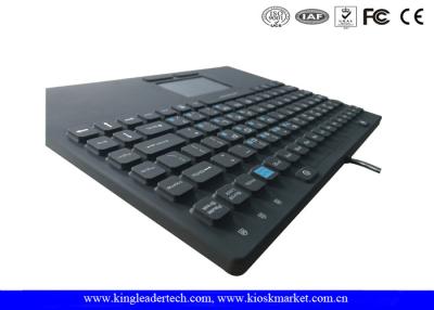 China Rubber Computer Industrial Desktop Keyboard With 12 Function Keys And Touchpad for sale