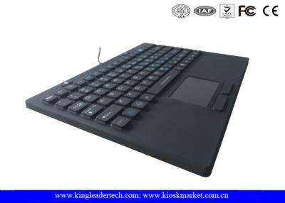 China Rubber Computer Industrial Desktop Keyboard With 12 Function Keys And Touchpad for sale