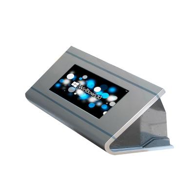 China Rugged Steel Enclosure Desktop Kiosk Vandal Proof IR Touchscreen 15