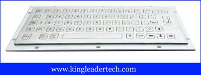 China Short Travel Keys Kiosk Stainless Steel Panel Mount Keyboard Rugged IP65 Rated for sale