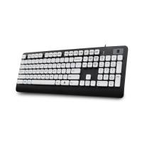 China USB Plastic Keyboard With Fingerprint Reader Function Keys Multimedia Keys And Numeric Keys for sale