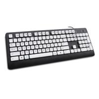 China USB Plastic Keyboard With Fingerprint Reader Function Keys Multimedia Keys And Numeric Keys for sale