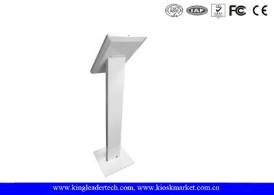 China Firm Floor Standing Ipad Kiosk Stand Fitting 18.4 Inch Samsung Galaxy View for sale