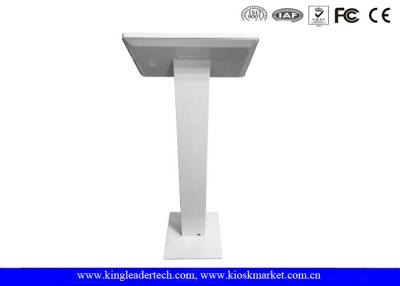 China Firm Floor Standing Ipad Kiosk Stand Fitting 18.4 Inch Samsung Galaxy View for sale