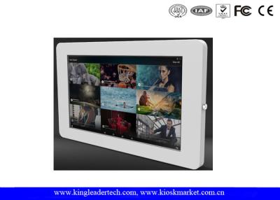 China Firm Floor Standing Ipad Kiosk Stand Fitting 18.4 Inch Samsung Galaxy View for sale