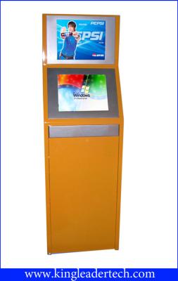 China Double Display Self Service Touch Screen Kiosk Vandal Proof For Theater for sale