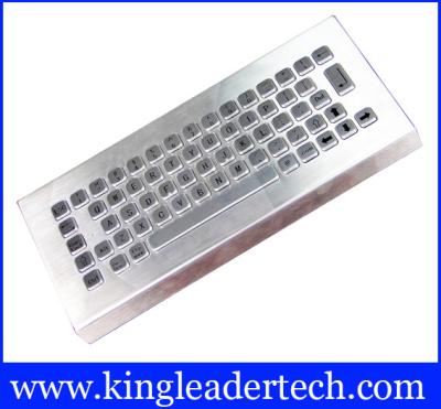 China 65 Keys Industrial Desktop Keyboard Stainless Steel With IP65 To IP68 for sale