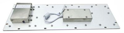 China Flat Non-Protruding Short Travel Key Industrial Keyboard With Touchpad In Stainless Steel for sale
