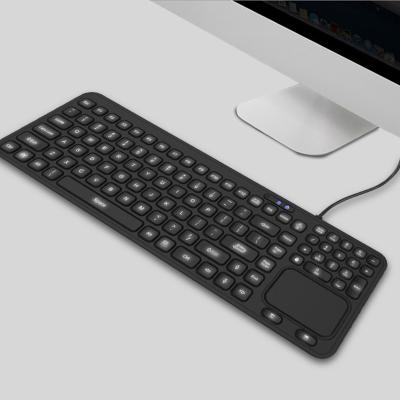 中国 IP68 洗える医療用産業用バックライトキーボード 機能キー,Numericaキーボードとタッチパッド 販売のため