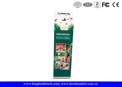 China Customizable Tablet Kiosk Stand With Large Advertisement Panel For Display Or Marketing for sale