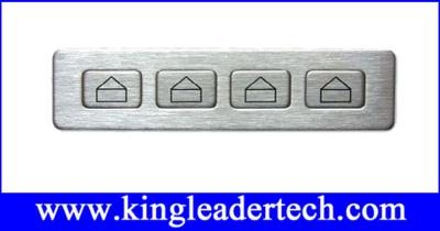 Cina Prova della polvere della tastiera numerica di industriale del metallo IP65 con 4 brevi chiavi del metallo di viaggio in vendita