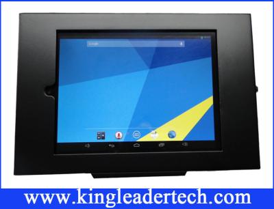 Cina Recinzione da tavolino del chiosco del nero 9.7Inch Ipad con la serratura di sicurezza per antifurto in vendita