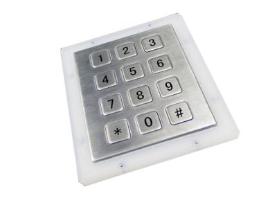 China 3*4 Flat Keys  Computer Numeric Keypad Panel Mounted Optional Keys Layout Characters for sale
