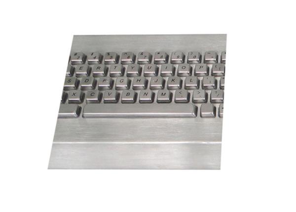 FCC Industrial Metal Desktop Keyboard 20mA With Hand Touched Mechanical Keys