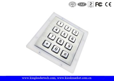 Cina Resistenza del vandalo industriale della tastiera numerica dell'acciaio inossidabile alta per il sistema del controllo di accesso in vendita