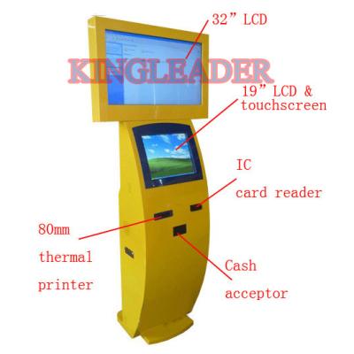 China TFT LCD-Touch screenkiosk met de Lezer van de Camerakaart Thermal Printer Te koop