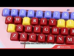 children's learning style color keyboard with large keys k700